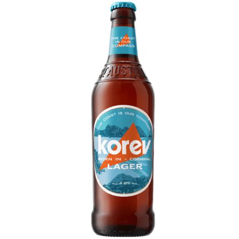 Korev Cornish Lager – Bryher Shop Scilly